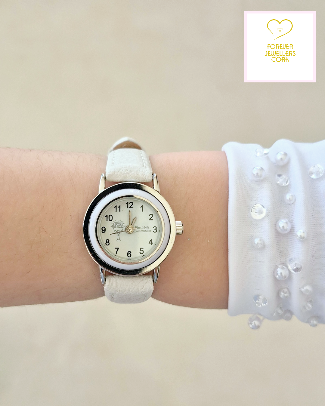 Girls White Holy Communion Watch | Forever Jewellers Cork | Forever ...